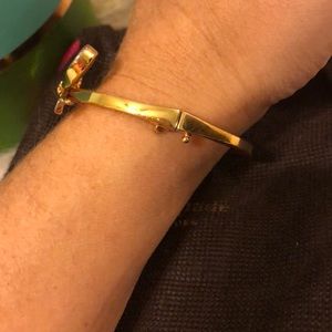 kate spade | Jewelry | Kate Spade Hinged Bow Bracelet Original ...